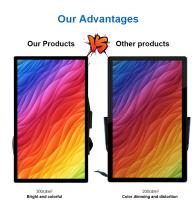 China Vertical Advertising LCD Panel Media Player - 32 Inch Display with Backpack Design for Mobile Digital Signage for sale