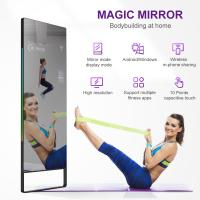 China Exercise Floor Stand Touch Screen Advertising Player with 50,000-60,000 Hour Lifespan and Android 7.1 OS for Fitness Centers for sale
