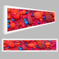 China 16.2 Inch Stretched Bar LCD Display Stretched LCD Advertising Screen 15W for sale