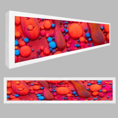 China 16.2 Inch Stretched Bar LCD Display Stretched LCD Advertising Screen 15W for sale