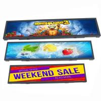 China 16.2 Inch Stretched Bar LCD Display Stretched LCD Advertising Screen 15W for sale