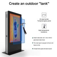 China VETO Customizable Outdoor Advertising LCD Display 2000 Cd/M2 Waterproof Portable Digital Signage for sale