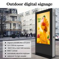 China VETO Customizable Outdoor Advertising LCD Display 2000 Cd/M2 Waterproof Portable Digital Signage for sale