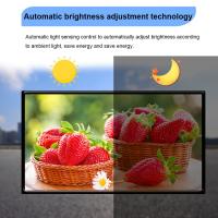 China 85 Inch 2500nits High Brightness LCD Advertising Monitor with IP55 Rating and 220V Power for sale