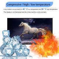 China 85 Inch 2500nits High Brightness LCD Advertising Monitor with IP55 Rating and 220V Power for sale
