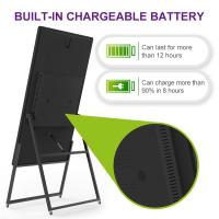 China 55-inch Portable Rechargeable Advertising Display Screen with 8+ Hour Battery Life and Fast Charging for sale