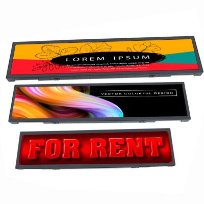 China 38.5 Inch Wall Mounted Digital Signage Stretched Bar LCD Screen - 1920x1080 Resolution, 350 cd/m² Brightness for Shelf Advertising for sale