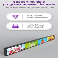 China Customized Bus Bar LCD Screen Advertising Player 29in Stretch LCD Digital Signage for sale