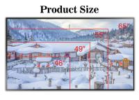 China 65-Inch 3x3 LCD Video Wall Screen with 700 Nits Brightness and 6.5mm Ultra-Narrow Bezels for Seamless Display for sale
