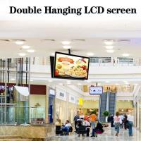 China VETO Android Digital Menu Screen 43 49 55 Inch Double-sided Hanging Wall Mounted HD Advertising LCD Display for sale