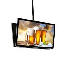 China 43 Inch Hanging LCD Advertising Player - Double-Sided Digital Signage with 1920x1080 Resolution and 75W Power Consumption for sale