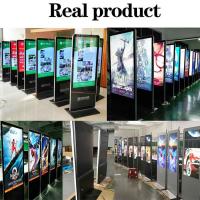 China 43 Inch 1920×1080 Floor Standing Digital Signage Android Video LCD Advertising Player for sale