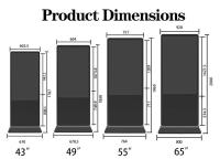 China Floor Stand Indoor Android Video LCD Touch Display Digital Signage Totem for sale