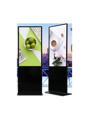 China Indoor Infrared/Capacitive Floor Standing Digital Signage 450cd/M2 55 Inch Screen for sale