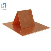 China 3mm Thick Industrial Copper Plates , C22000 C67400 Gold Plated Copper Sheet for sale