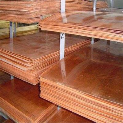 China 1.2mm 0.8 Mm Copper Sheet for Industrial Decorative Construction for sale