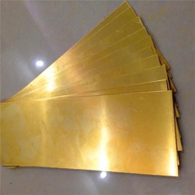 China 99.9% Purity Brass Sheet Plate C2720 3mm Thickness For Industrial Construction for sale