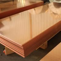 China H65 Pure Copper Plate Sheet  4x8 Size 0.5mm Thickness OEM ODM for sale