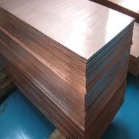 China C1100 Pure Red Copper Sheet , 1mm 3mm 4mm Copper Plate BV ISO Certificate for sale
