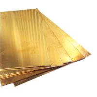 China 1mm 3mm 4mm Brass Sheet Plate C1100 SGS ISO certificate for Refrigerator for sale