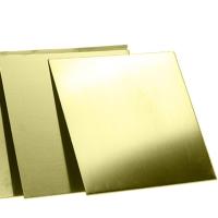 China ASTM B152M Brass Sheet Plate C1100 Material 0.5mm 0.8mm Thick for sale