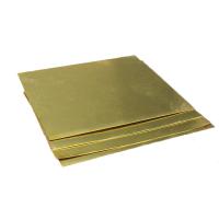 China ASTM B152M Brass Sheet Plate C1100 Material 0.5mm 0.8mm Thick for sale