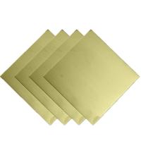 China ASTM B152M Brass Sheet Plate C1100 Material 0.5mm 0.8mm Thick for sale