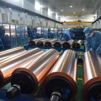 China C11000 Pure Copper Foil , Thin Copper Sheet ASTM JIS Standard for sale