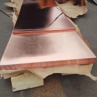 China 0.5mm - 26mm Thick Copper Metal Plates Sheet Polished Bright C10500 for sale