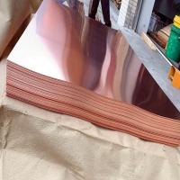 China Customized Metal Red Copper Plate Sheet Pure Polished C12000 C11000 C12200 300mm for sale