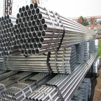 China EN39 EN10219 Standard Galvanized Steel Gas Pipe 5.8m 12m Length for sale