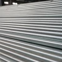 China Z80 Galvanized Steel Pipe Tube Round Shape 12m 6.4m 6m Length for sale