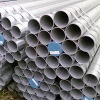 China Z70 hot dipped steel pipe , Galvanized Round Tubing EN39 EN10219 Standard for sale