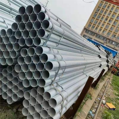 China Round Galvanized Steel Pipe Tube Hot Dipped Welded ISO SGS Certificate for sale