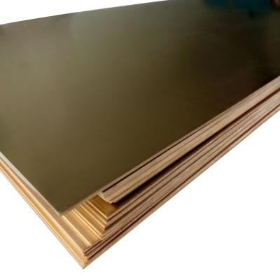 China Mill Polished Brass Stock Plate C21000 C23000 C33200 Material for sale