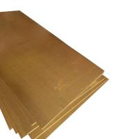 China ASTM Gold Plated Brass Sheet Plate metal C22000 Polished Mill Surface for sale