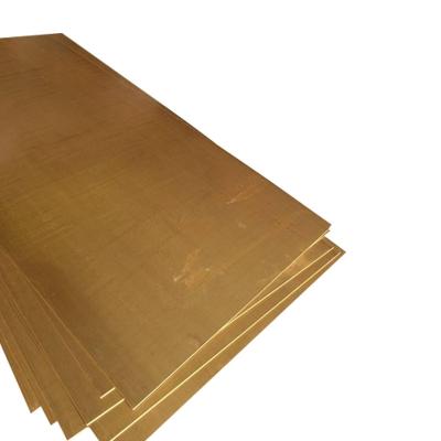 China ASTM Gold Plated Brass Sheet Plate metal C22000 Polished Mill Surface for sale