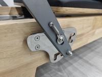 China Heavy Duty Oak Wood Pilates Reformer U+PL006E with Smooth Gliding Track for sale