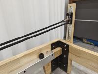 China Heavy Duty Oak Wood Pilates Reformer U+PL006E with Smooth Gliding Track for sale