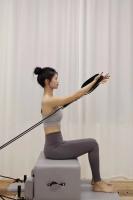 China Oak Frame Pilates Reformer U+PL006 with Full Track Resistance Training Equipment for sale