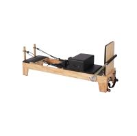 China Oak Frame Pilates Reformer U+PL006 with Full Track Resistance Training Equipment for sale