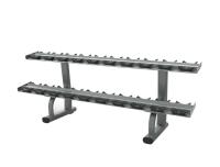 China Rope Two Tier Dumbbell Rack U+PL1048 Studio Grade Robust Quality Assured Quick Setup for sale