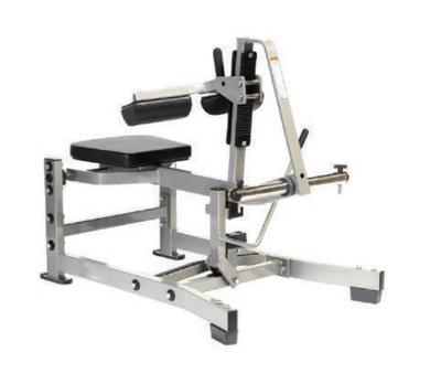 China Plated Seated Calf Raise Machine U+H1020 Pre Aligned Olympic Plate Adjustable Arc for sale