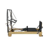 China Beech Wood Pilates Reformer U+PL020BA with Tower Spring Attachment System for sale