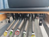 China Oak Pilates Reformer U+PL006EA with Vertical Tower Exercise System for sale