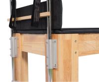 China Oak Wood Pilates Cadillac U+PL007 with Integrated Reformer Platform for sale