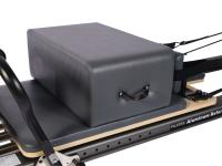 China Rigid Machined Metal Pilates Reformer Glute Little Black Pilates Reformer U+PL013 for sale