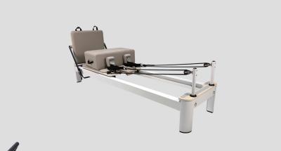 China Custom Metal Pilates Reformer Calf Fixed Rail Little White Reformer U+PL019X for sale