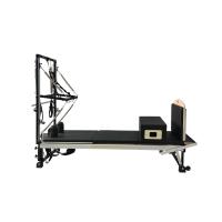 China Versatile Metal Pilates Reformer Tower Barbell Aluminium Reformer U+PL025A Spring Components for sale