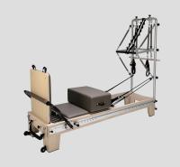 China Elite Maple Pilates Reformer U+PL001FAX With Full Track Tower Combination for sale